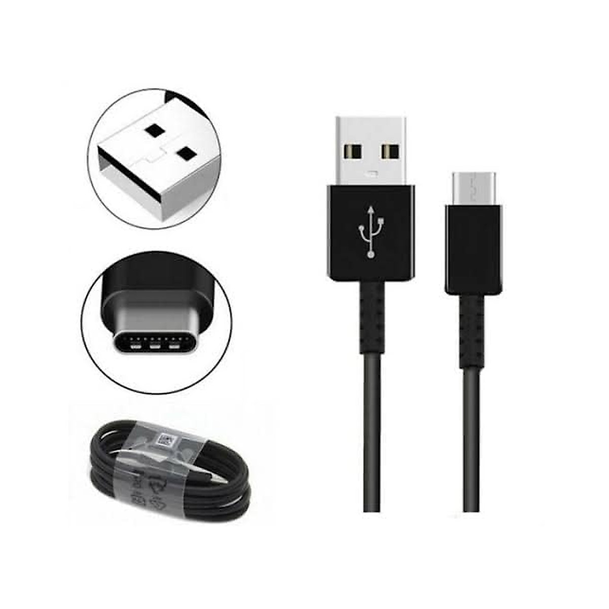 Samsung EP-DG930 1.5m USB A USB C Male Male Black USB Cable