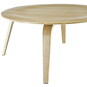 Modway Plywood Coffee Table in Natural
