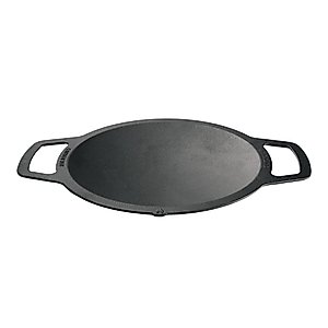 Solo Stove Ranger Cast Iron Wok Top, Stir Fry Pan, Cooktop for Ranger fire pit, Fireplace accessory, Cooking surface: 14.75", Depth: 2", Weight: 12.5 lbs