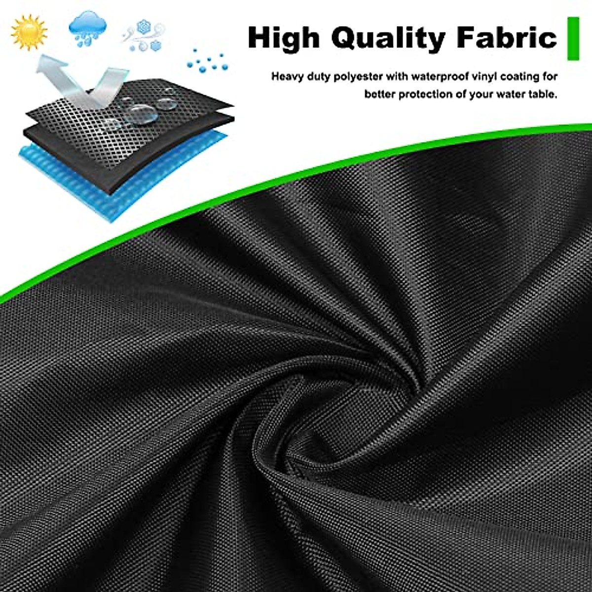 tonhui Water Table Cover for Step2 Water Table, Kids Water Play Table Cover Waterproof, Heavy Duty Oxford Fabric Outdoor Sun, Dust Protection