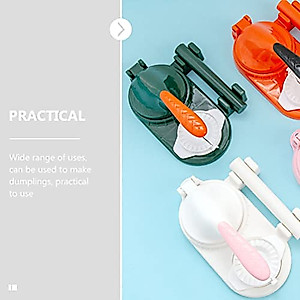 Housoutil Crepe Maker Dumpling Maker Tools Tortilla Press Tortilla Maker Plastic Dough Presser Tool Mexican Taco Quesadilla Maker Kitchen for Dumpling Pasta Pizza Hand Tools