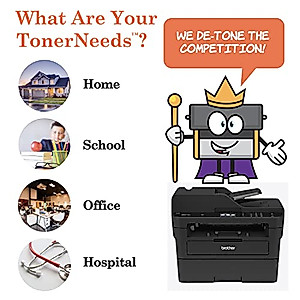 TONERNEEDS Black and Color Toner Cartridge - Compatible with Brother Printer tn227 Toner TN227BK TN223 TN-223BK MFC-L3750CDW HL-L3210CW HL-L3290CDW HL-L3270CDW HL-L3230CDW MFC-L3710CW (4-Pack)
