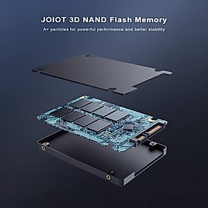 JOIOT 1TB SSD Internal Solid State Hard Drive, 3D NAND 2.5inch SATA III Internal SSD, Up to 550MB/s, Upgraded Performance for PC Laptop Game Creation