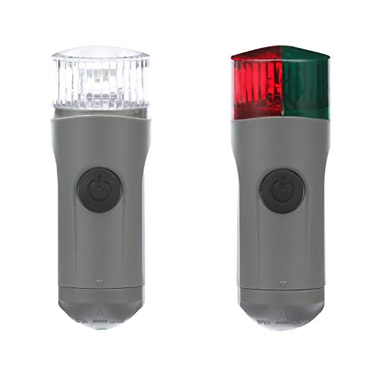 Seachoice Portable Battery-Operated LED Navigation Light Kit, Red/Green Bow Light, White Stern Light