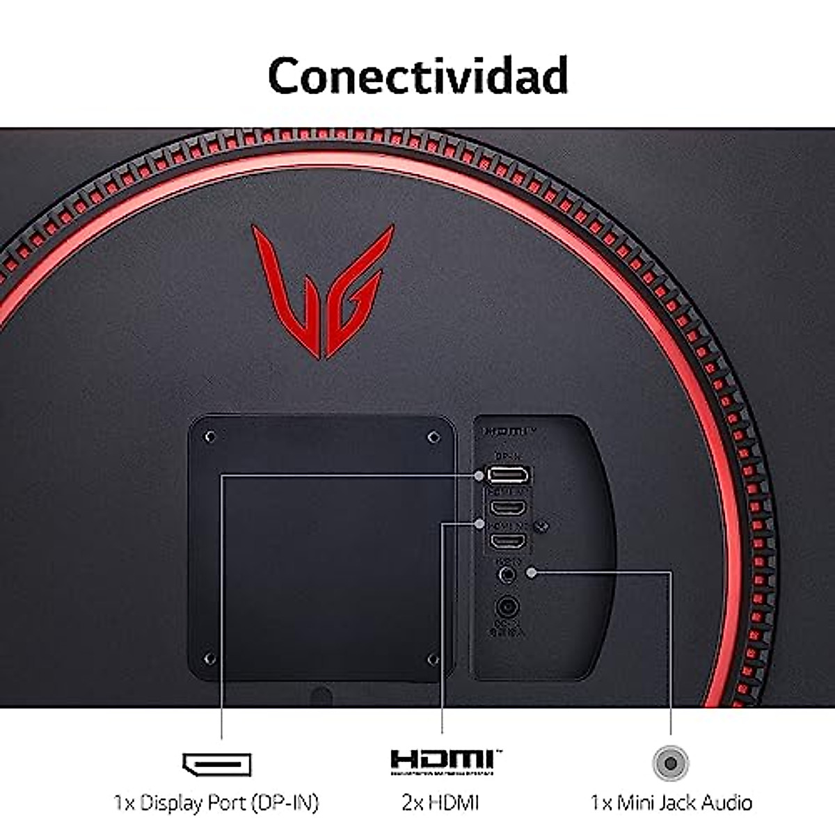 LG UltraGear 32GN600-B - LED-Monitor - QHD - 80 cm (32")