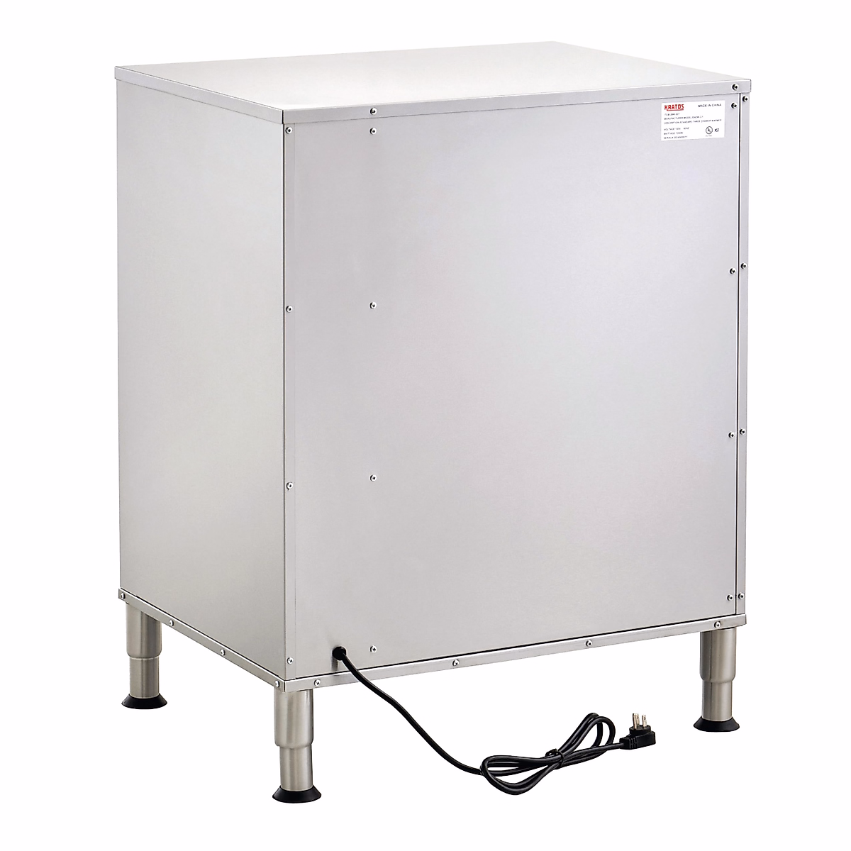 Kratos Commercial Electric Drawer Warmer, Stainless Steel Triple Drawer Food Warmer for Restaurants and Hotels, 120V, 1350W