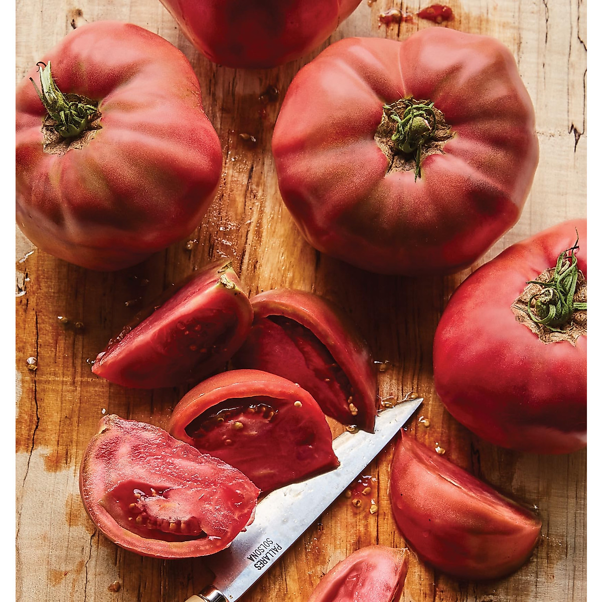 Burpee 'Cherokee Purple' Heirloom , Large, Rich Flavor Slicing Tomato , 50 Non-GMO Seeds