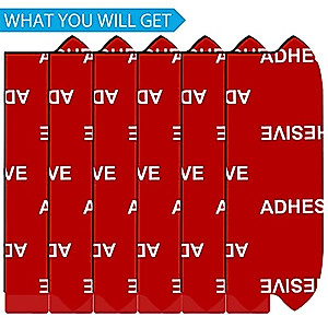 Sticky Adhesive Replacement for Socket Wallet Plus Base, PKYAA 6Pcs Double Sided Sticker Pads for Cell Phone Wallet+ Case Back, Removable Sticky Tape for All Cellphone with Sockets Wallet+