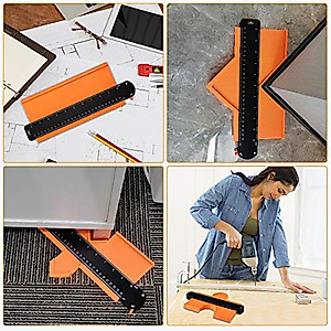 Contour Gauge, 10" and 5" Contour Duplicator with Lock, Outline Measuring Profile Gauges for Trim, Molding, Precise Irregular Shape Duplicator