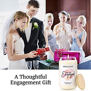 Engagement Gifts for Couples Engagement Candle Gifts for Newly Engaged Couples Engagement Gifts for Her Engaged Gifts Engaged Candle Engagement Party Gifts for Couples Women Her Future Mrs Gifts 14oz