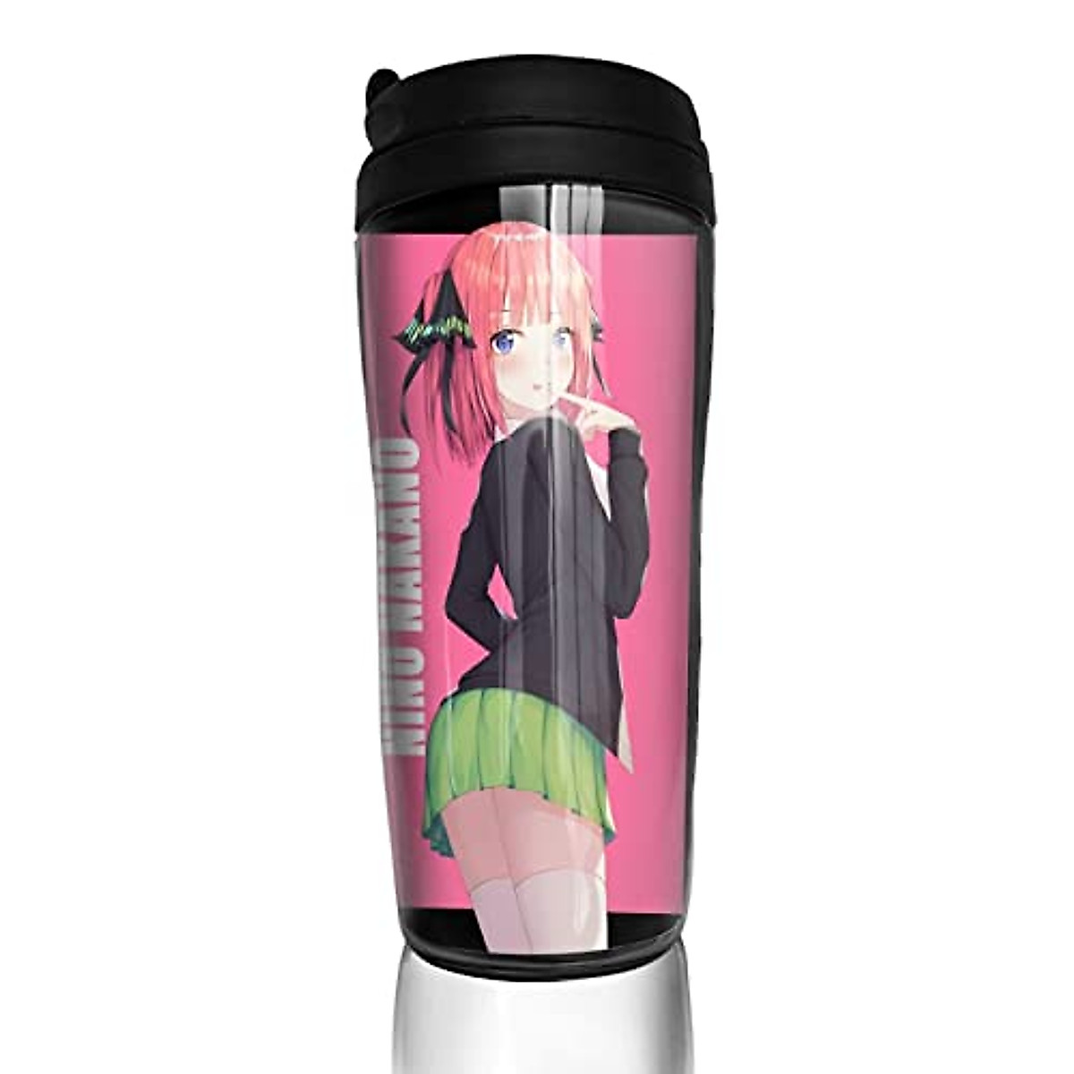 Anime The Quintessential Quintuplets Nino Nakano Coffee Cup Thermos Mug Double Wall Vacuum Insulated Bottle Portable Tumblers Travel Mugs 12 Oz