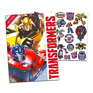 Screen Legends Transformers Lunch Box for Boys Set - Bundle with Insulated Transformers Lunch Bag, Water Bottle, Tattoos, More | Transformers Lunch Kit.