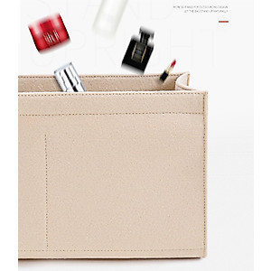 Lckaey christian for book tote small size bag organizer insert 2008khaki-medium