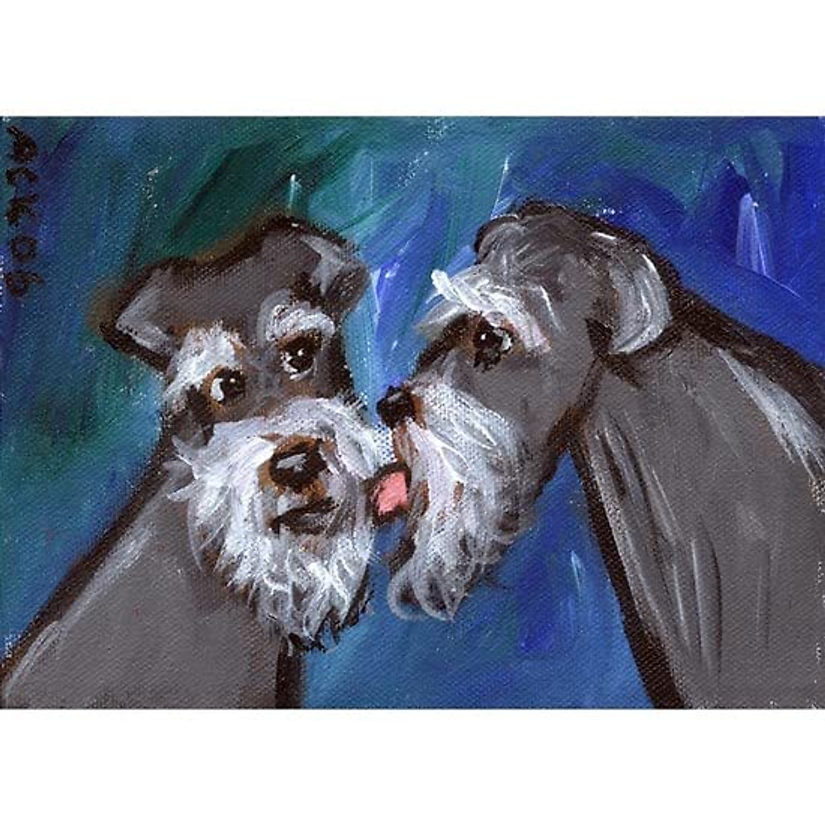 CafePress SCHNAUZER Kisses Schnauzer Mug Ceramic Coffee Mug, Tea Cup 11 oz