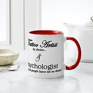 CafePress Tattoo Artist Mug Ceramic Coffee Mug, Tea Cup 11 oz
