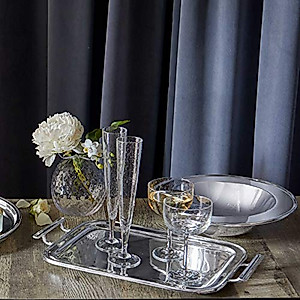 Mariposa, Bowls & Platters Dinnerware & Serveware, Service Tray, Signature Silver