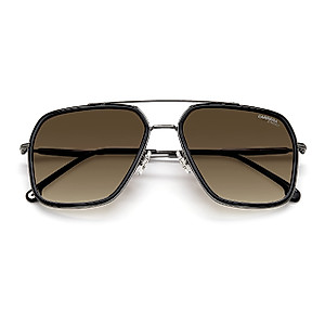 Carrera Men's 273/S Rectangular Sunglasses, Black, 59mm, 17mm