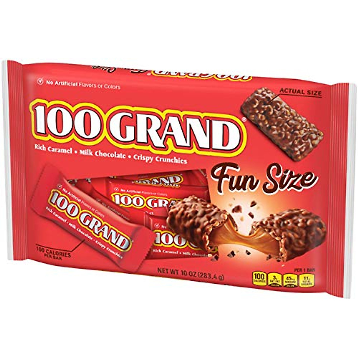 100 Grand Chocolate Bar Fun Size, 11 Ounce