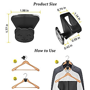 36 Pcs Clothes Hanger Connector Hooks - Space Saving Hanger Extender to Create Up 3X More Closet Space, Cascade Hanger Hooks for Heavy Duty Organizer Closet Fits All Hangers