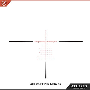 Athlon Optics 214113: Helos BTR Gen2 6-24X56 Riflescope Aplr6 Ffp Ir Moa Reticle