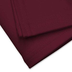 SheetWorld Soft & Stretchy Swaddle Blanket 36 x 36, Burgundy, Made in USA
