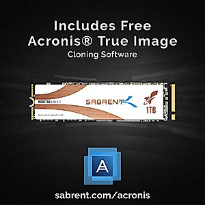 SABRENT 1TB Rocket Q4 NVMe PCIe 4.0 M.2 2280 Internal SSD Maximum Performance Solid State Drive with Heatsink |R/W 4700/1800 MB/s (SB-RKTQ4-HTSS-1TB)