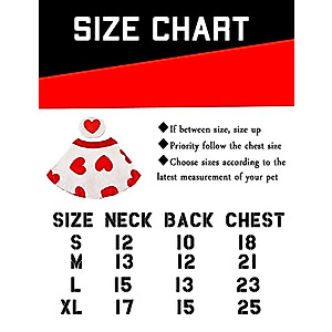 Impoosy 2PCS Valentine's Day Dog Costumes Pet Heart Clothes and Classic Hat Dogs Valentine Cosplay Shirt Cloak for Dogs Cats (M)