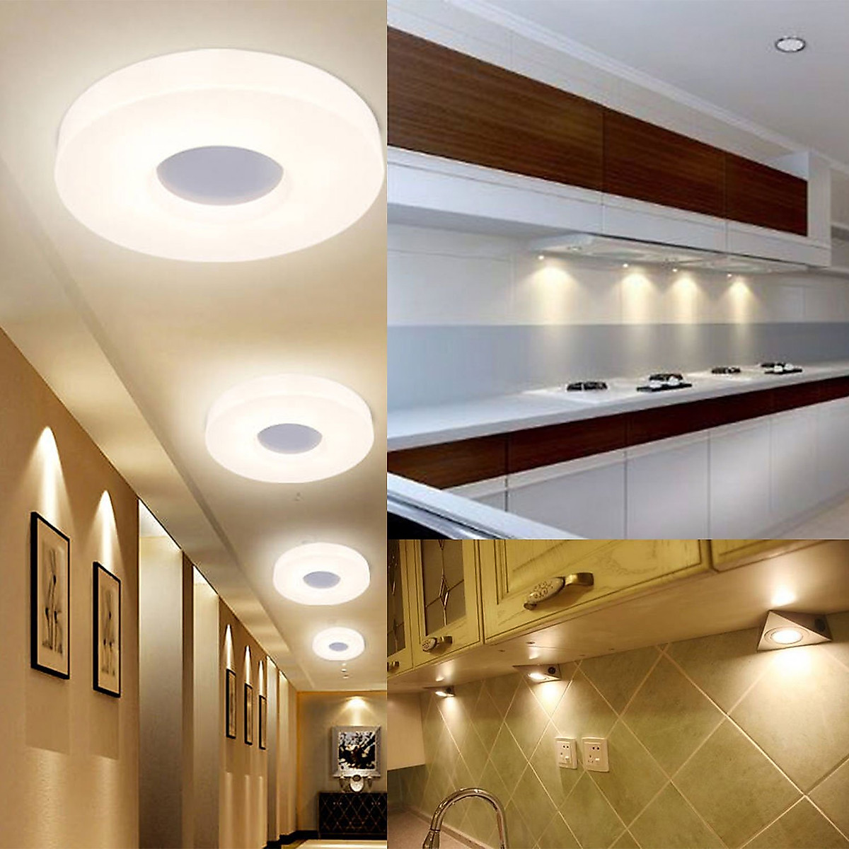 LEKE G8 Bulb T4 G8 bi pin LED Bulb 2.5W Equivalent to G8 Halogen Bulb 20w,G8 LED Dimmable Light Bulb Warm White 3000k,AC 110v 120v 130v(6 Pack)