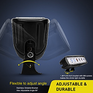 Nilight Led Light Bar 2PCS 18w Spot Driving Fog Light Led Pods Off Road Lights Boat Lights driving lights Led Work Light SUV Lamp,2 years Warranty