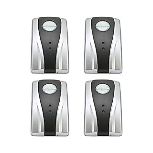 Zyyini 4 Pack Power Save, Smart Energy Saver Device, Surge , Household 30000W Electricity Saving Box for Home, Power Saver for TV House (White)
