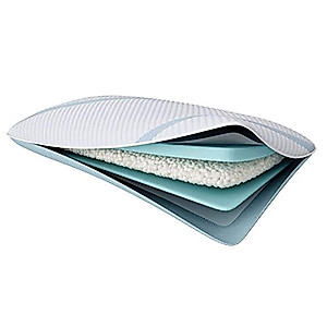 Tempur-Pedic Memory Foam TEMPUR-Adapt ProHi + Cooling-Queen Pillow, white