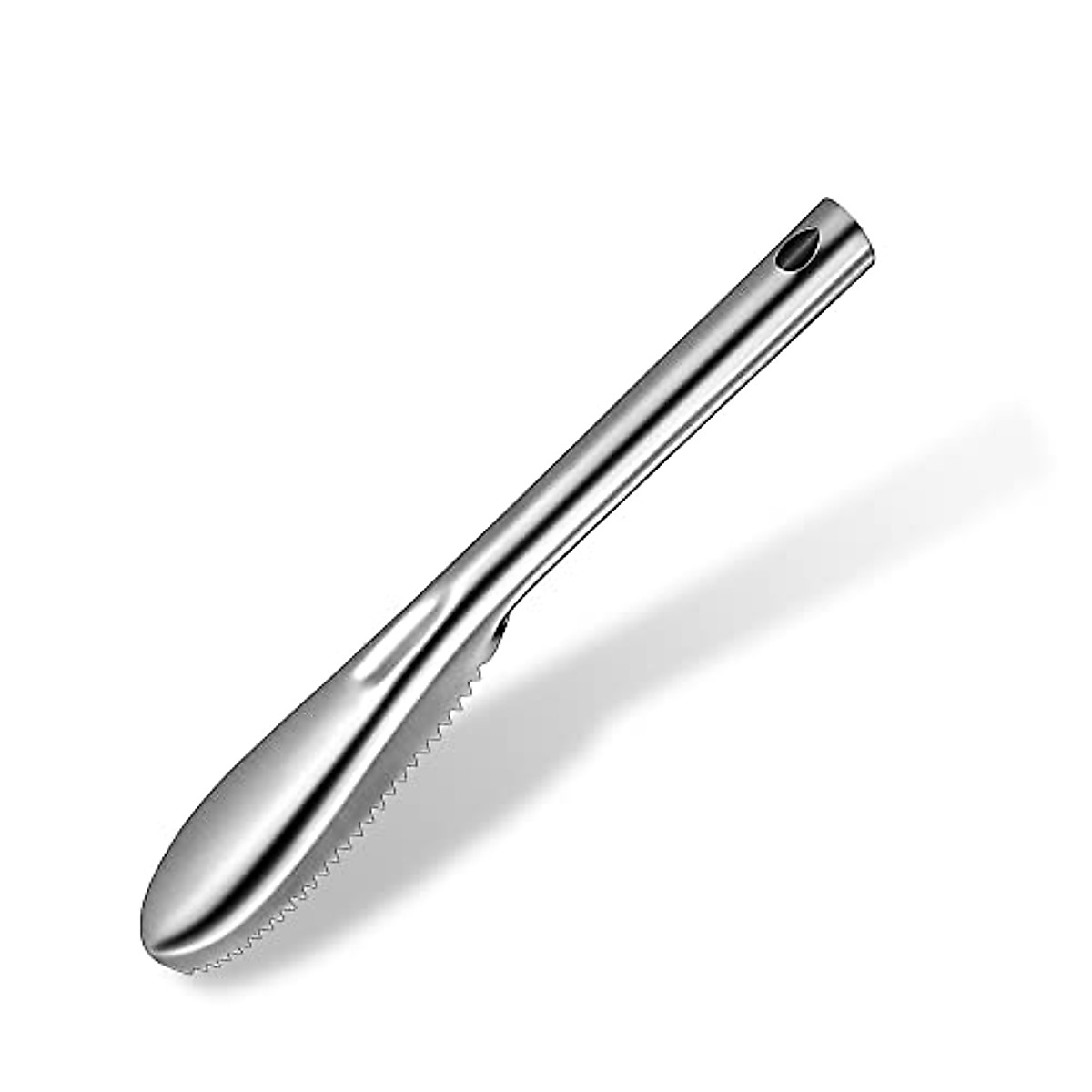 ADORAMBLING Fish Scaler Stainless Steel Fish Scaler Remover with 58 Sawtooth Easily Remove Fish Scales Fish Descalers Fish Scraper for Chef and Home Cooks