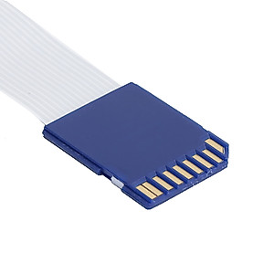 Memory Card Mount Kit, 3D Print Extension Memory Card Extender Adapter Mount Kit for Dreamcast Holder Gdemu, Effective Ventilation and Heat Dissipation(White)