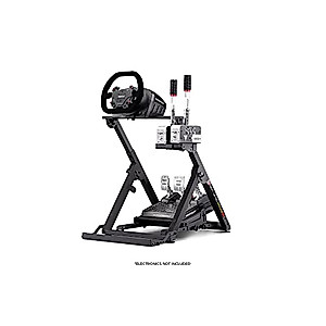 Next Level Racing Wheel Stand 2.0. Steering wheel stand for Thrustmaster, Fanatec, moza Racing on PC and video game consoles. Upgradeable to full cockpit with GTSeat add-on (not included)
