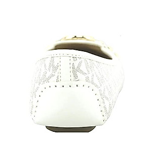 Michael Kors Women's Fulton Moccasin (Vanilla PVC, Numeric_8_Point_5)