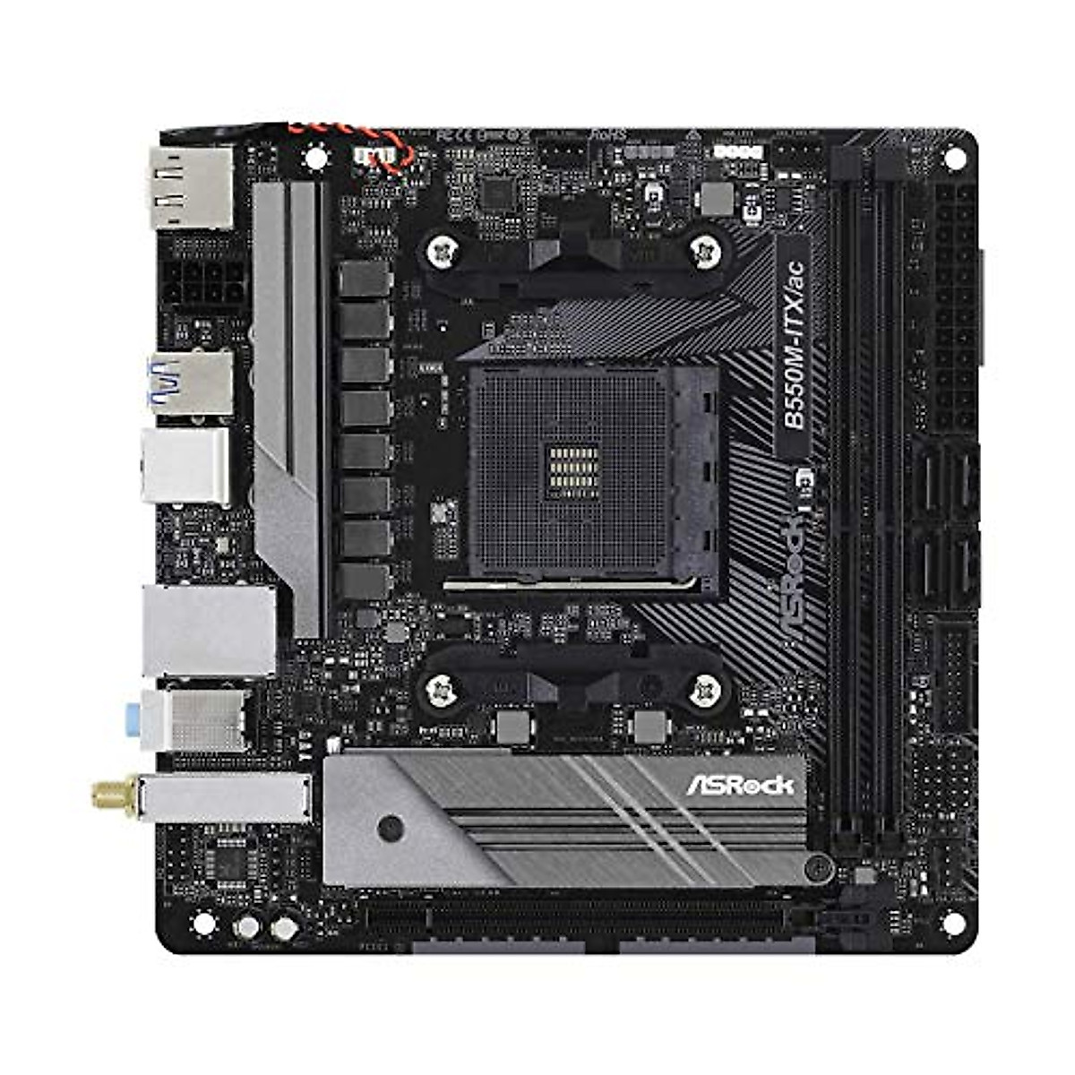 ASRock B550M-ITX/AC Supports 3rd Gen AMD AM4 Ryzen™ / Future AMD Ryzen™ Processors motherboard Mini ITX