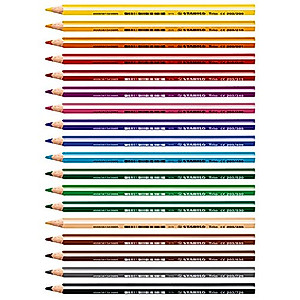 Stabilo Trio Thick Pencil , Set of 18 , Multicolored (022509)