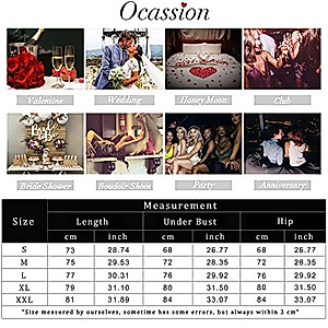 Aranmei Sexy Lingerie for Women Hollow Out Floral Lace Bodysuit One Piece Lingerie Deep V Teddy Babydoll Underwear Medium Black