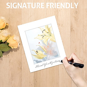 Golden State Art, White Pre-Cut 16x20 Picture Mat for 11x14 Photo with White Core Bevel Cut Mattes Sets. Includes High Premier Acid Free Mats & Backing Board & Clear Bags (5 Kit)