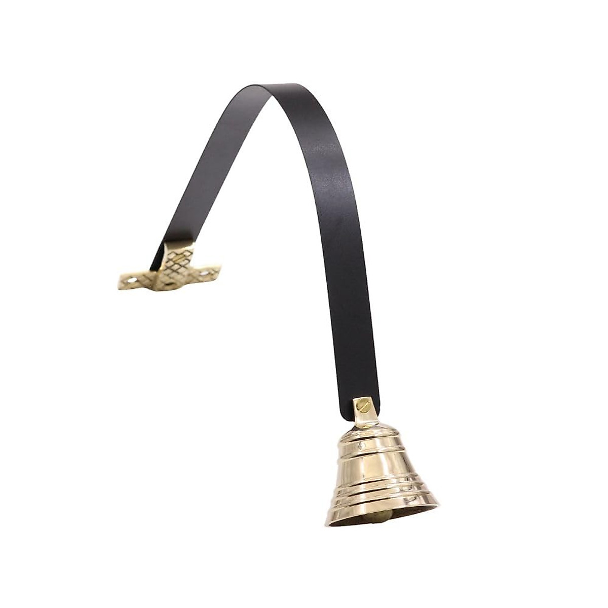 Roorkee Instruments Dog Doorbell Solid Brass Bell, Premium Quality Dog Training Bell for Loud Clear Sound, Metal Dog bell with Screws for disciplining, Doorbell For Stores, Restaurants, Bar and Hotel.