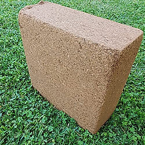 Coco Coir Mega Brick Organic Coconut Coir 11 Pound Coco Fiber Compressed Block Pre Washed Buffered Potting Soil Indoor Outdoor Garden Use Vegetable Flower Seed Starter