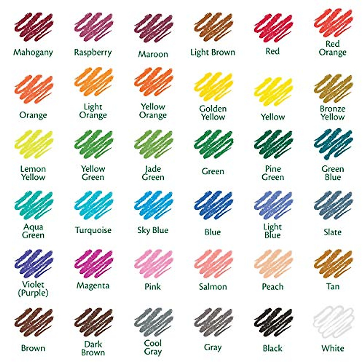 Crayola Colored Pencils (36ct), Kids Pencil Set, Back to School Supplies, Assorted Colors, Great for Classrooms, Nontoxic, Ages 3+