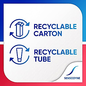 Sensodyne Sensitivity & Gum Whitening Toothpaste, Toothpaste for Sensitive Teeth & Gum Problems, 3.4 Ounces