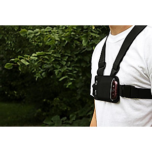 Designus Use Mobile Phone as Action Camera - Splashproof and Secure Body Chest Mobile Phone Holder Mount Harness Strap