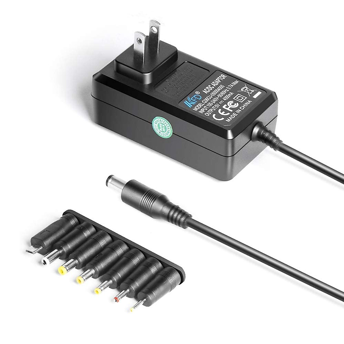 KFD 5V Power Supply Universal Charger for Sony SRS-XB30 SRS-XB21 SRS-XB31 SRS-XB20 Speaker,CD Player,Kindle Fire Tablet,Nextbook,TV Box,CCTV,LED Light,Baby Monitor Camera,Router,Toys,DJ Controller