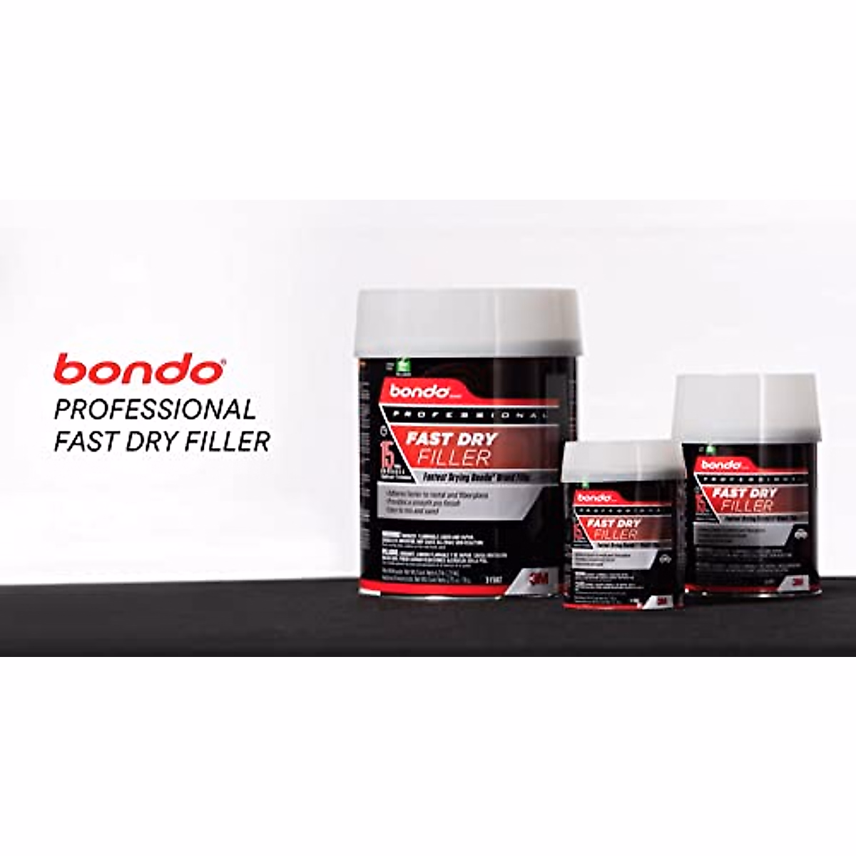 Bondo 3M Professional Fast Dry Filler (Quart)