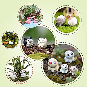 Dracarys Selected 50 Pieces Fairy Garden Accessories, Fairy Garden Kit, Fairy Garden Animals, Miniature Figurines, Micro Landscape Ornaments Kit, Garden DIY Kit, Environmental Resin