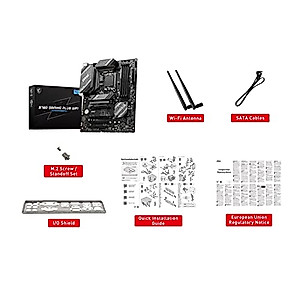 MSI B760 Gaming Plus WiFi Gaming Motherboard (Supports 12th/13th Gen Intel Processors, LGA 1700, DDR5, PCIe 4.0, M.2, 2.5Gbps LAN, USB 3.2 Gen2, Wi-Fi 6E, ATX)