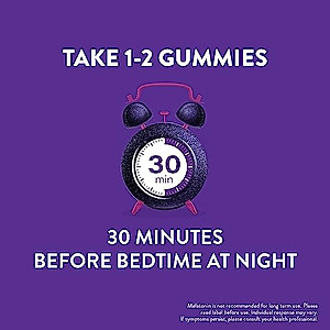 ZzzQuil PURE Zzzs, Melatonin Sleep Aid Gummies with Lavender, Valerian Root and Chamomile, Natural Wildberry Vanilla Flavor, Non-Habit Forming, Drug-Free, 48 Count