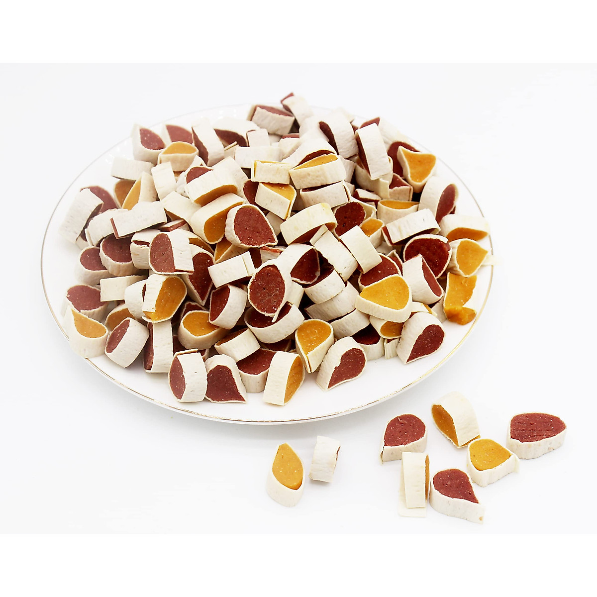 Pawant Soft Dog Training Treats for Small Dog, Puppy Snacks Beef and Chicken Sushi 1 lb/454g